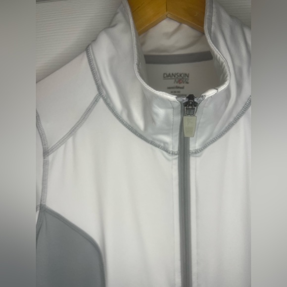 Danskin Now | Jackets & Coats | Whitegrey Jacket | Poshmark
